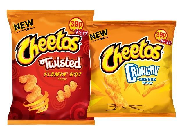Walkers reintroduces Cheetos snack brand in the UK