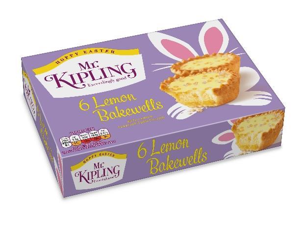 Packaging revamp for Mr Kipling Easter range