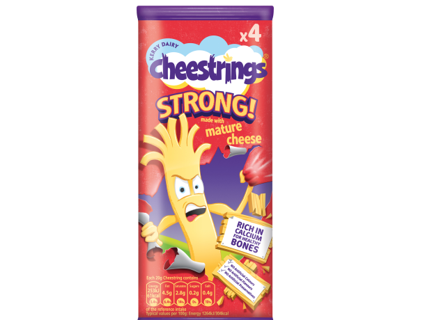 Kerry Foods launches Cheestrings Strong