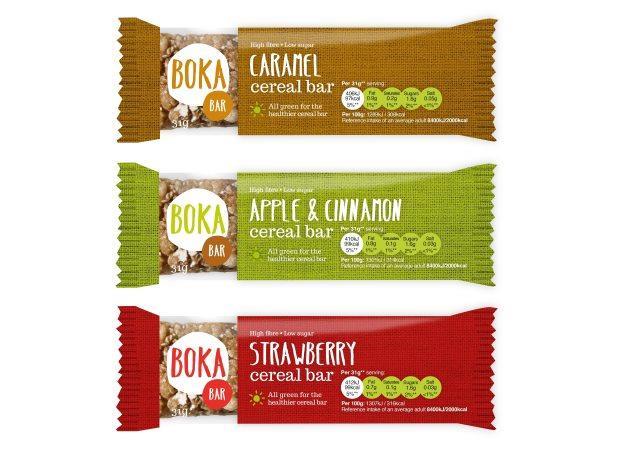 Boka Food launches low-sugar cereal bar