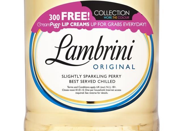 Lambrini launches winter bottle