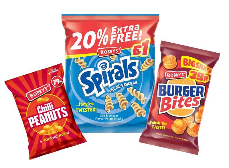 Christmas snacks from Bobby's Foods