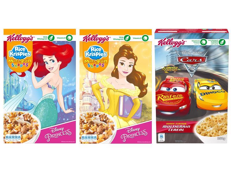 Kellogg's Disney inspired cereals