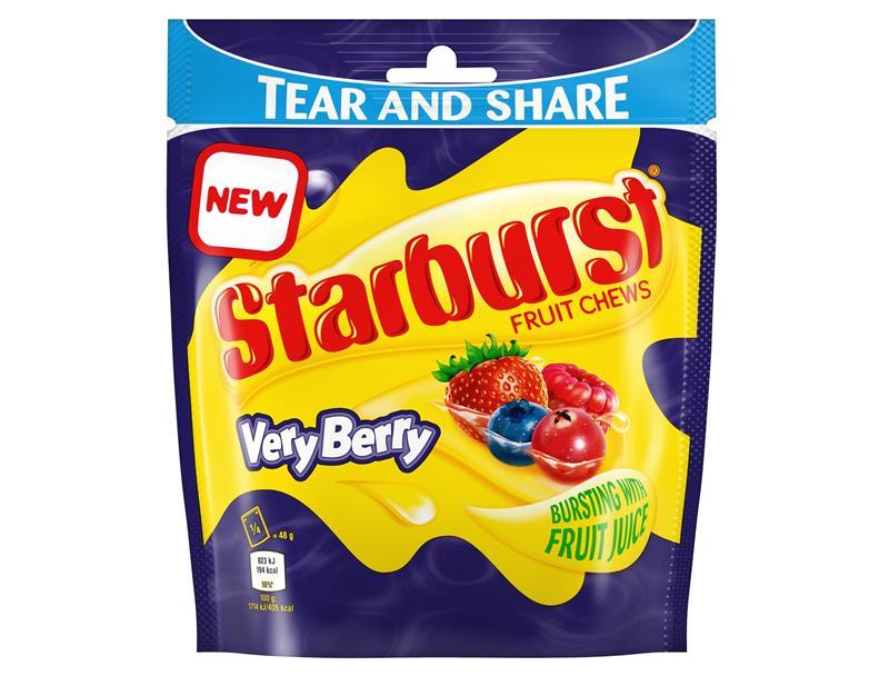Starburst gets Very Berry flavour