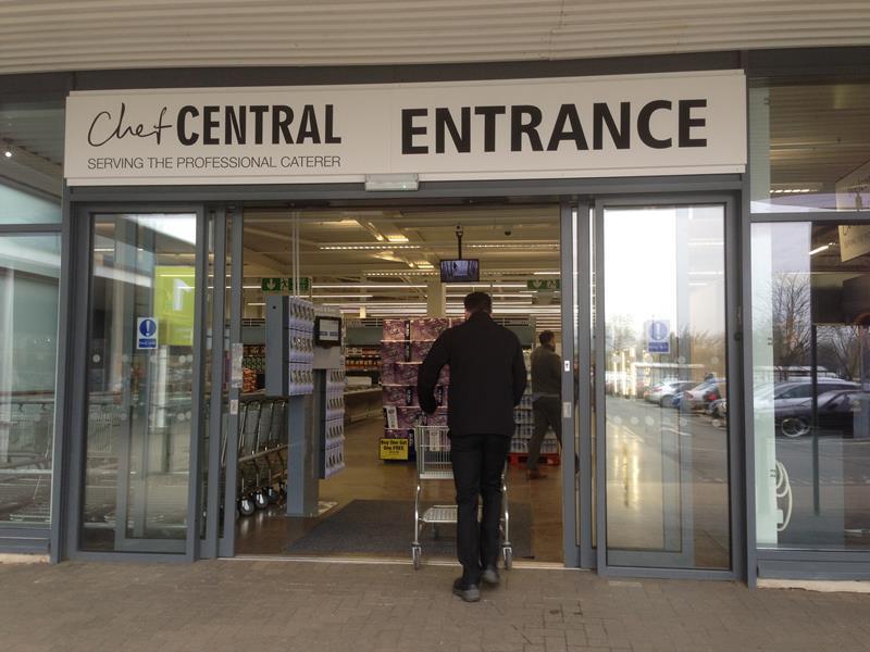 Booker catering store opens within a Tesco Extra