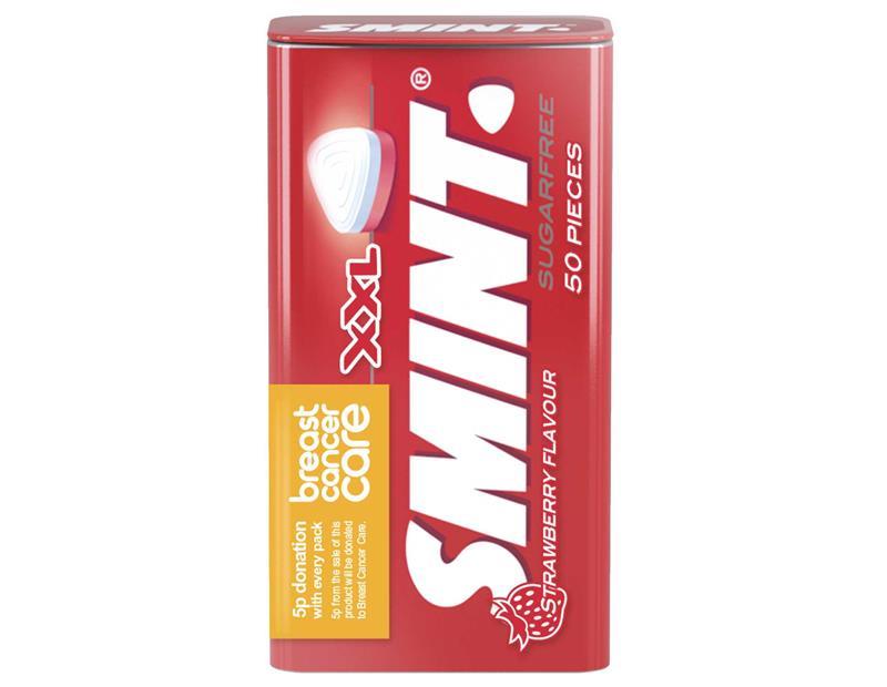 Smint Strawberry XXL supports Breast Cancer Care