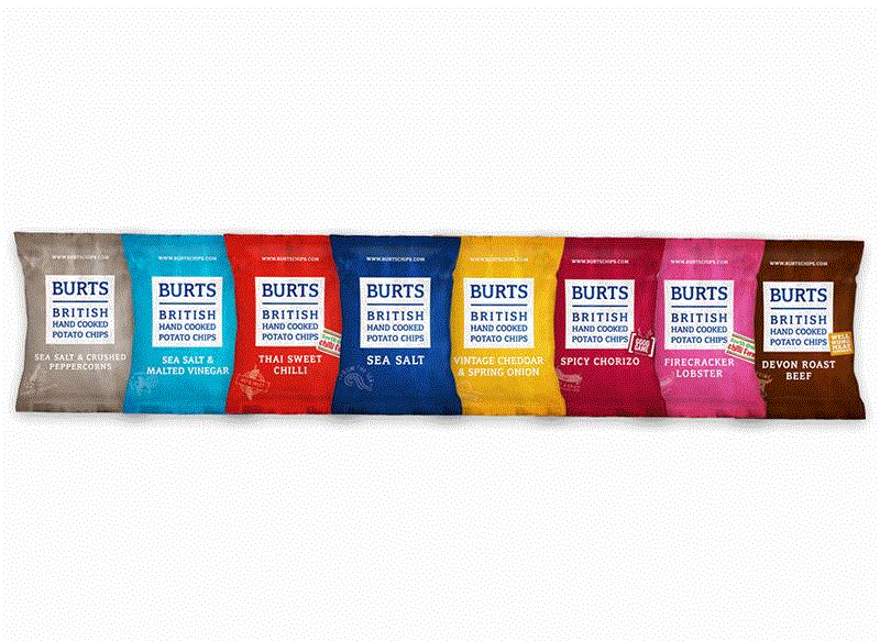 Burts Chips "ultimate crisp sandwich" campaign