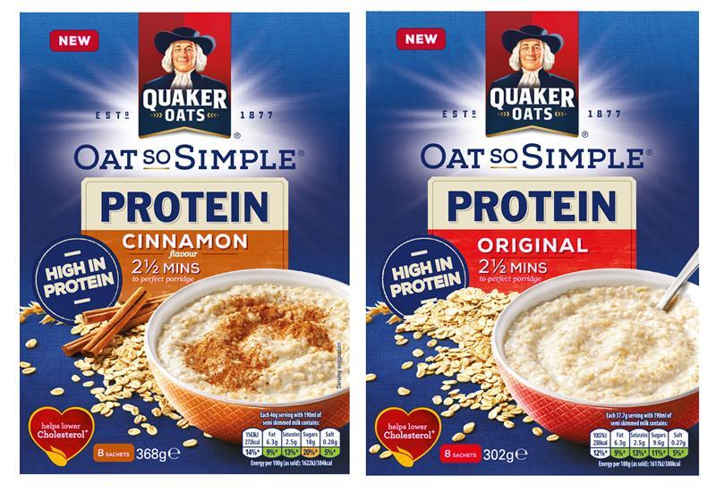 Quaker Oats creates protein porridge