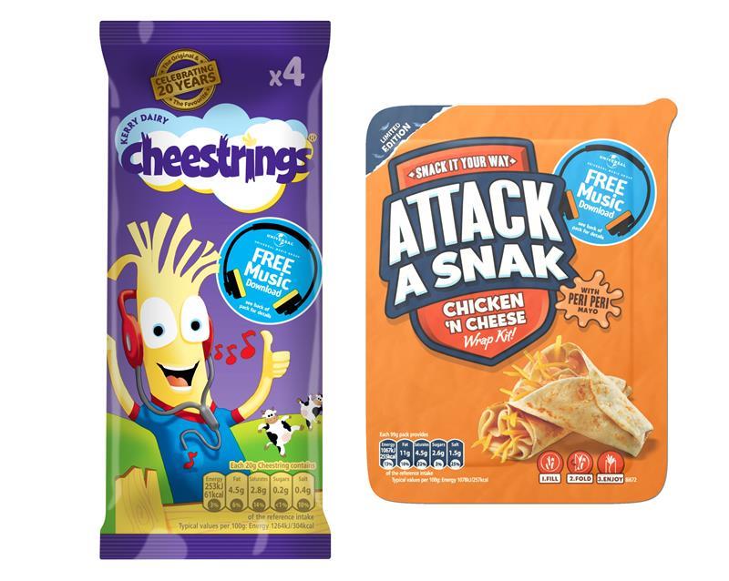 Free music with Cheestrings and Attack a Snack
