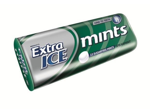 Wrigley refreshes Extra and Extra Ice Mints packs
